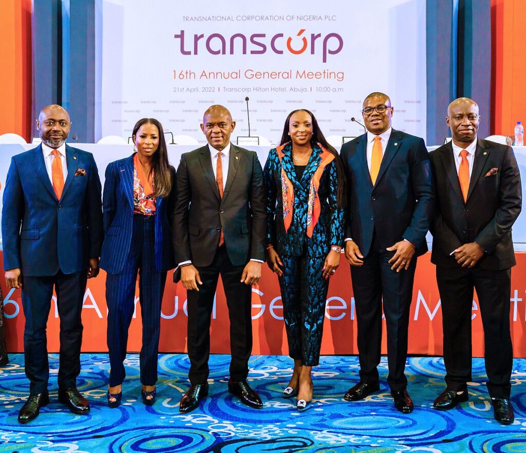 Transcorp Holds 16th Annual General Meeting, Changes the Name of the ...